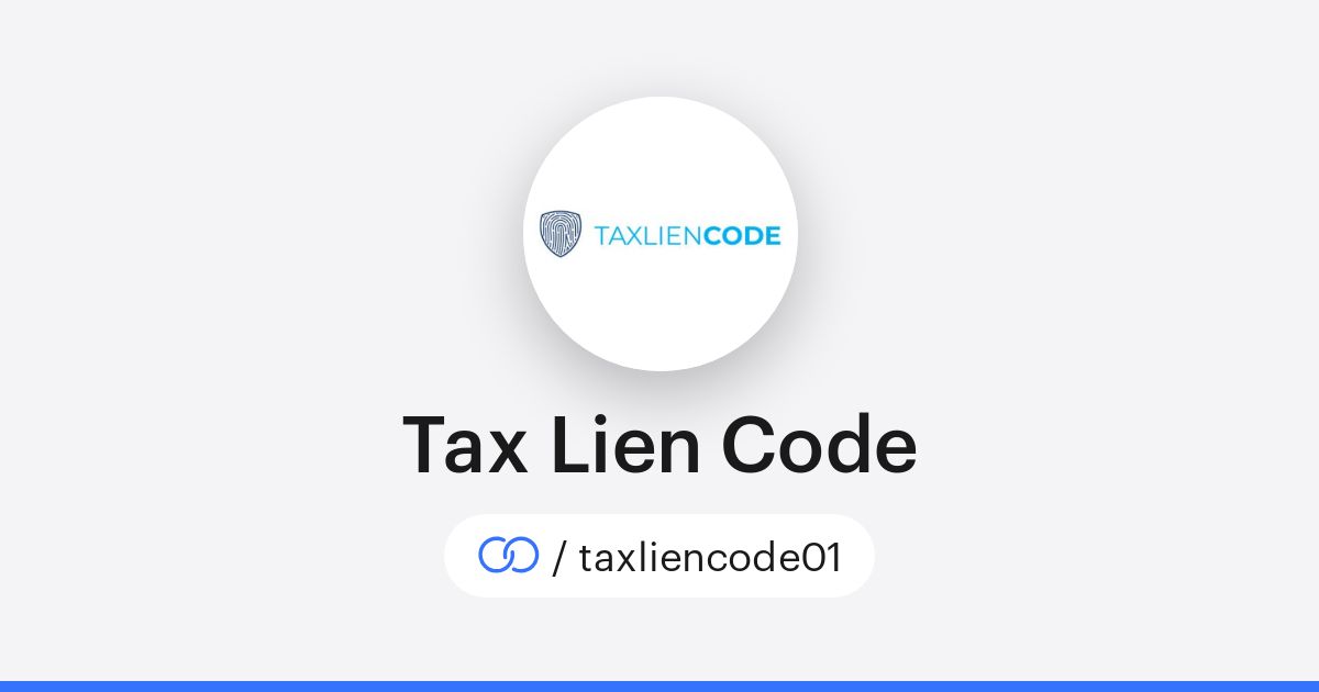 Tax Lien Code (/taxliencode01) · solo.to