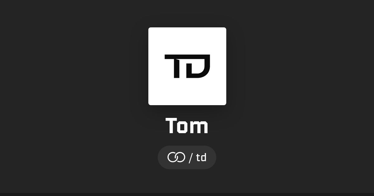 Tom (/td) · solo.to