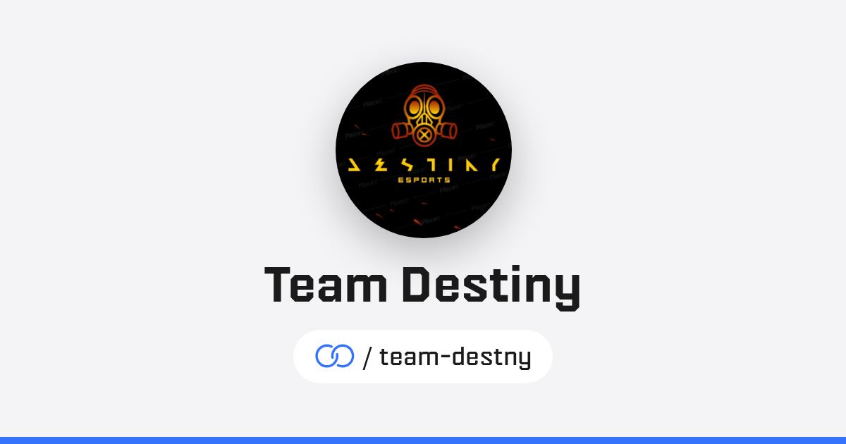 Team Destiny (/team-destny) · solo.to