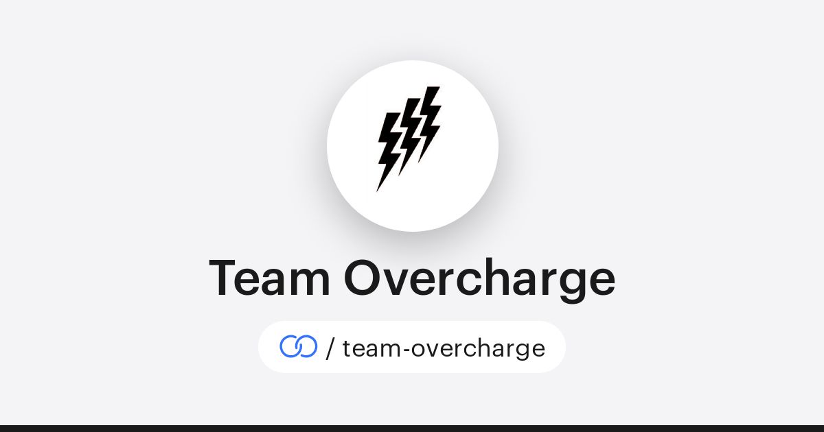 Team Overcharge (/team-overcharge) · solo.to