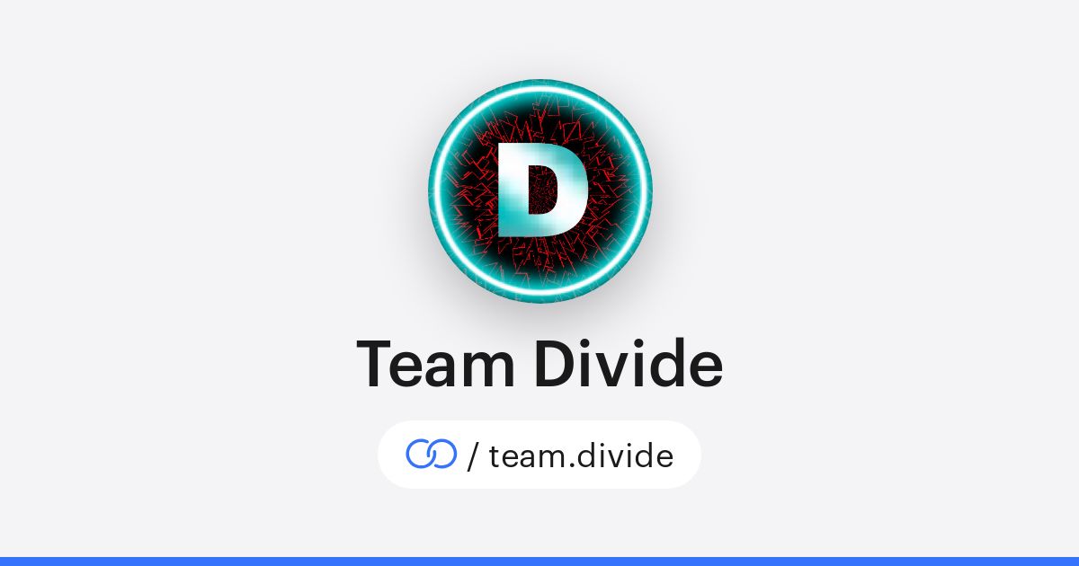 Team Divide (/team.divide) · solo.to