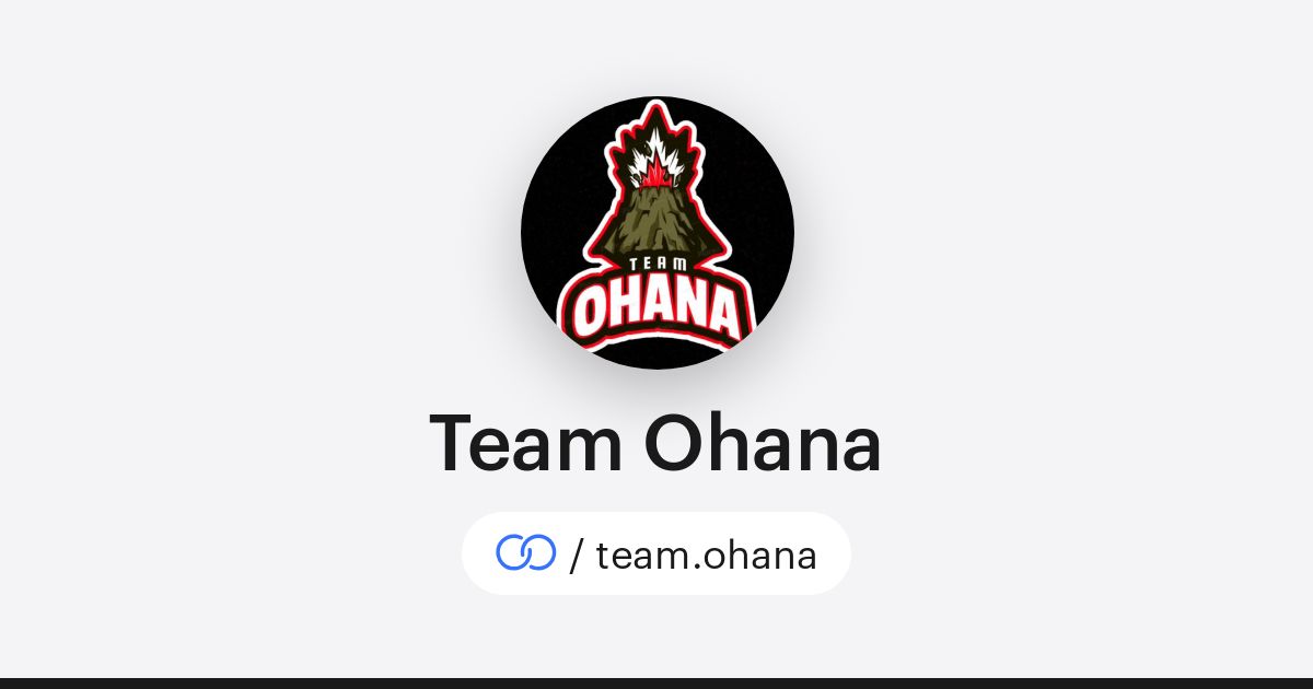 Team Ohana (/team.ohana) · solo.to