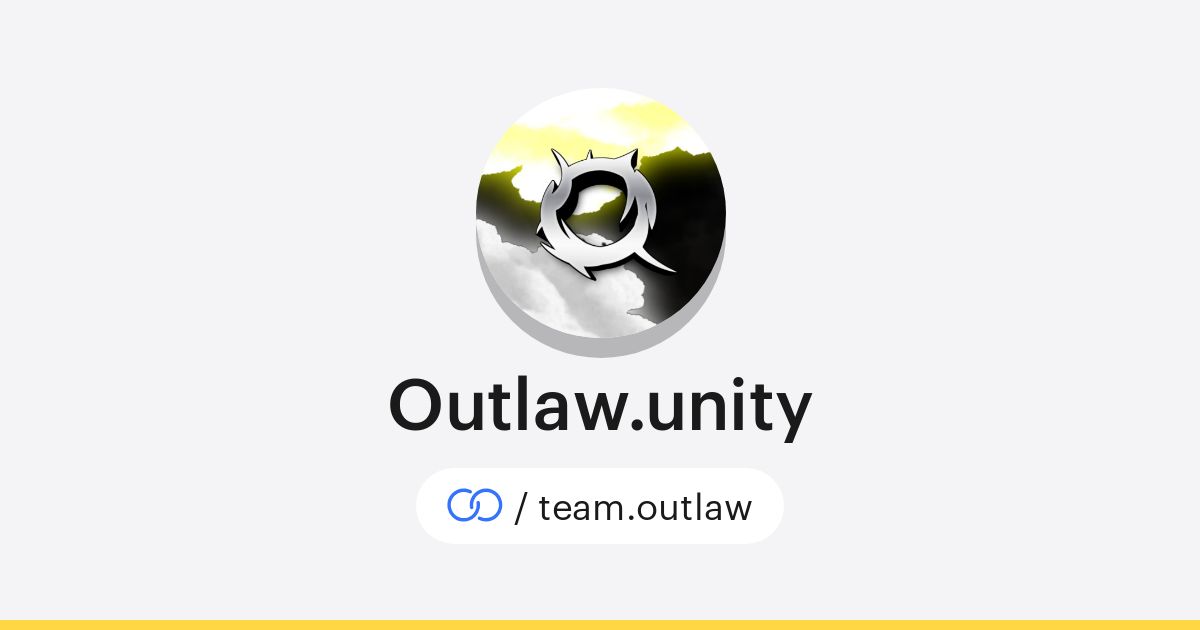 Outlaw.unity (/team.outlaw) · solo.to