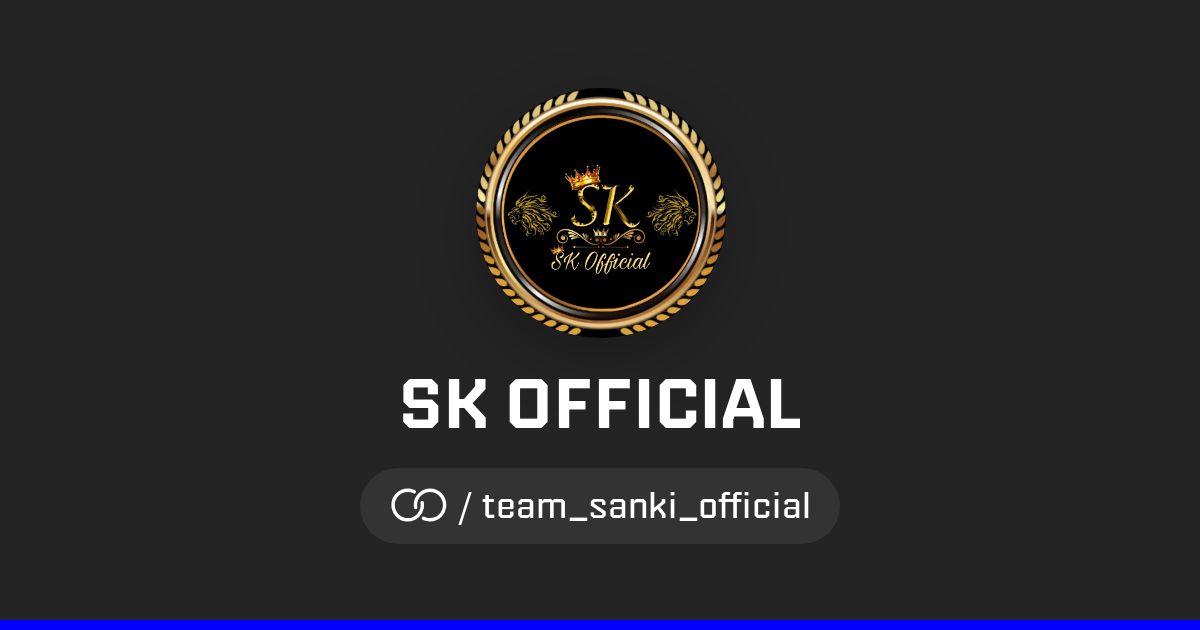 SK OFFICIAL (/team_sanki_official) · solo.to