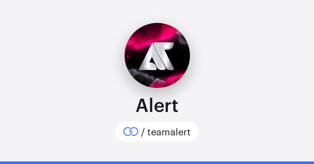 Alert (/teamalert) · solo.to