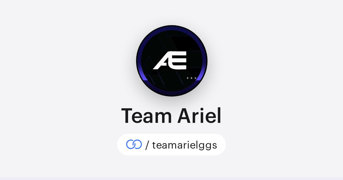 Team Ariel (/teamarielggs) · solo.to