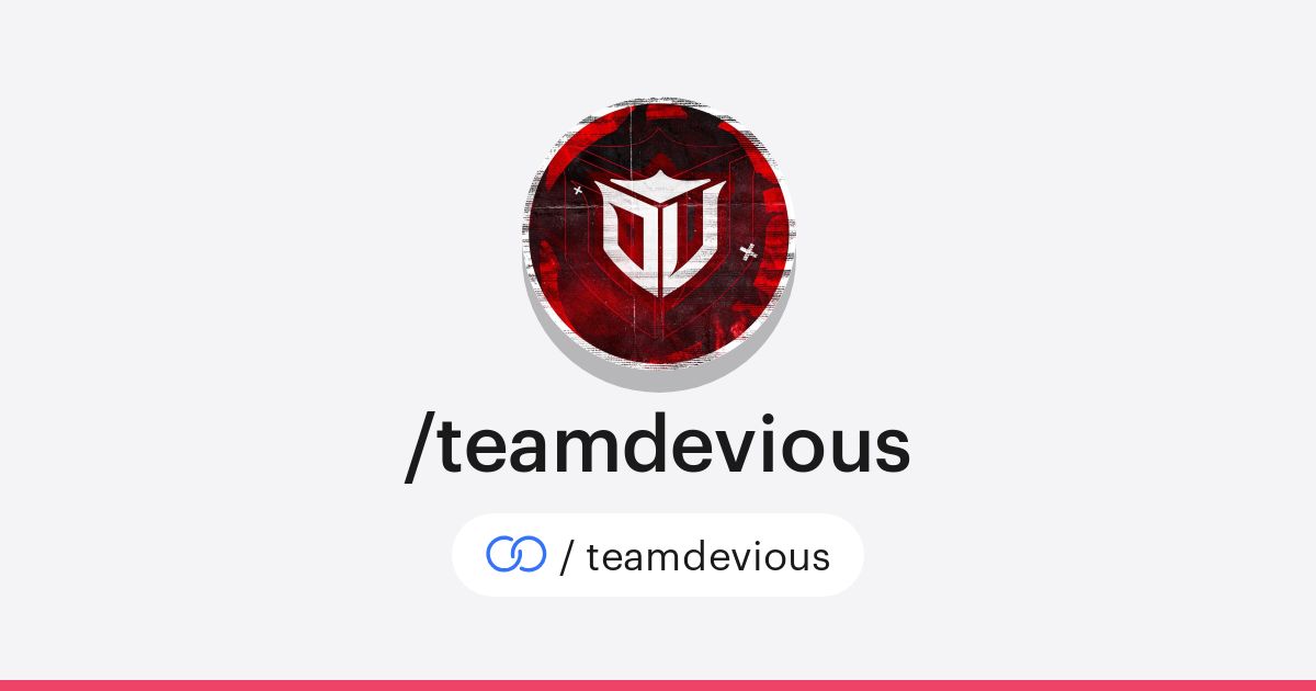 /teamdevious · solo.to