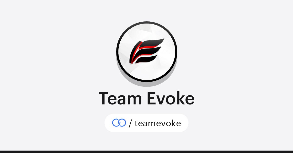 Team Evoke (/teamevoke) · solo.to