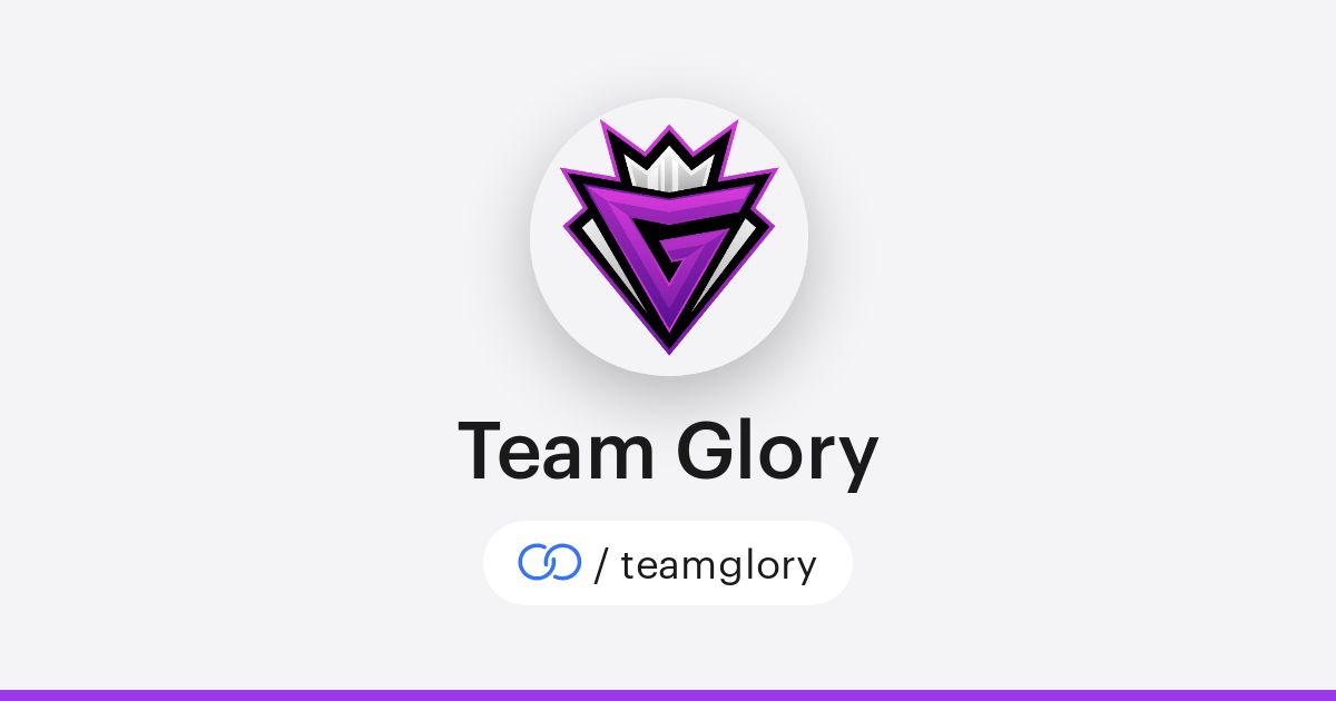 Team Glory (/teamglory) · solo.to