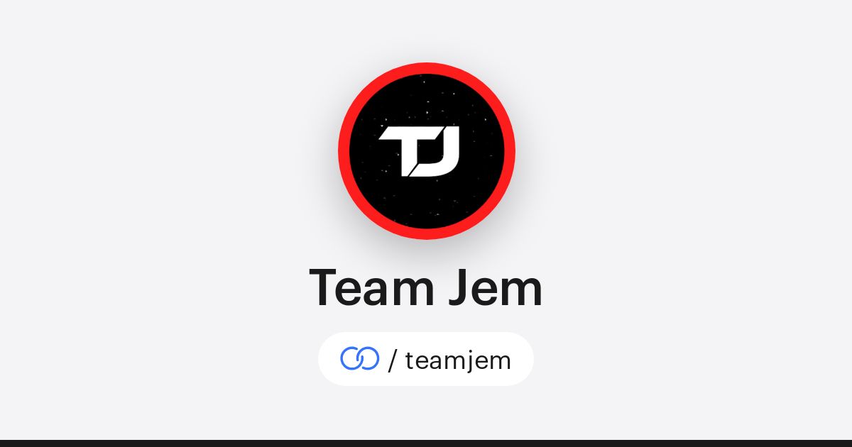 Team Jem (/teamjem) · solo.to