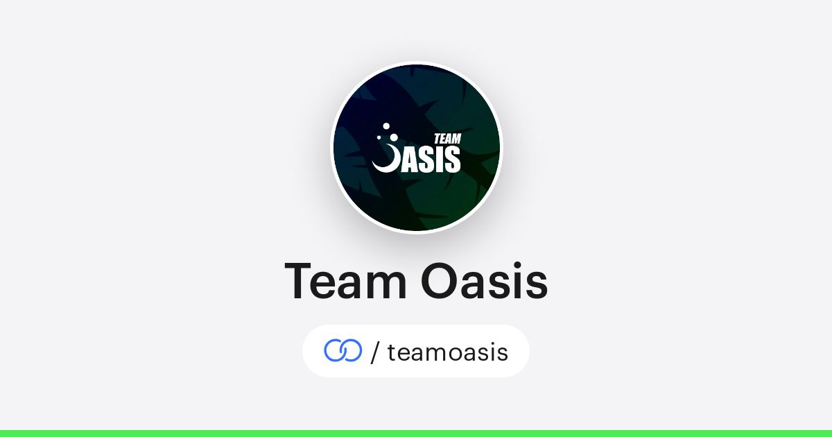 Team Oasis (/teamoasis) · solo.to