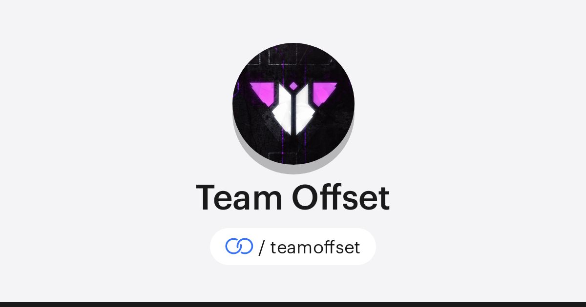 Team Offset (/teamoffset) · solo.to