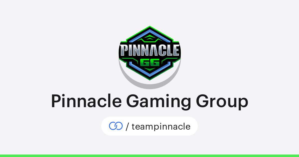 Pinnacle Gaming Group (/teampinnacle) · solo.to