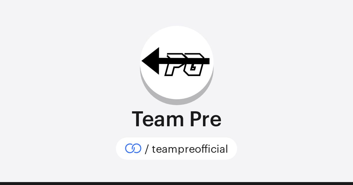 Team Pre (/teampreofficial) · solo.to