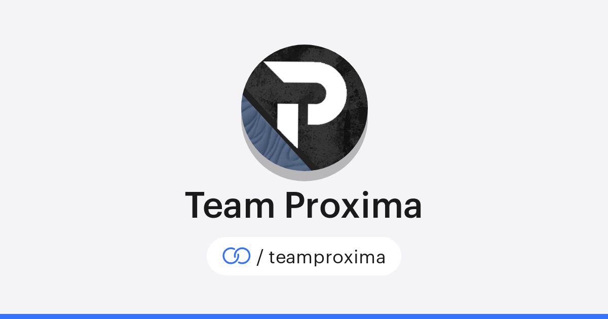Team Proxima (/teamproxima) · solo.to