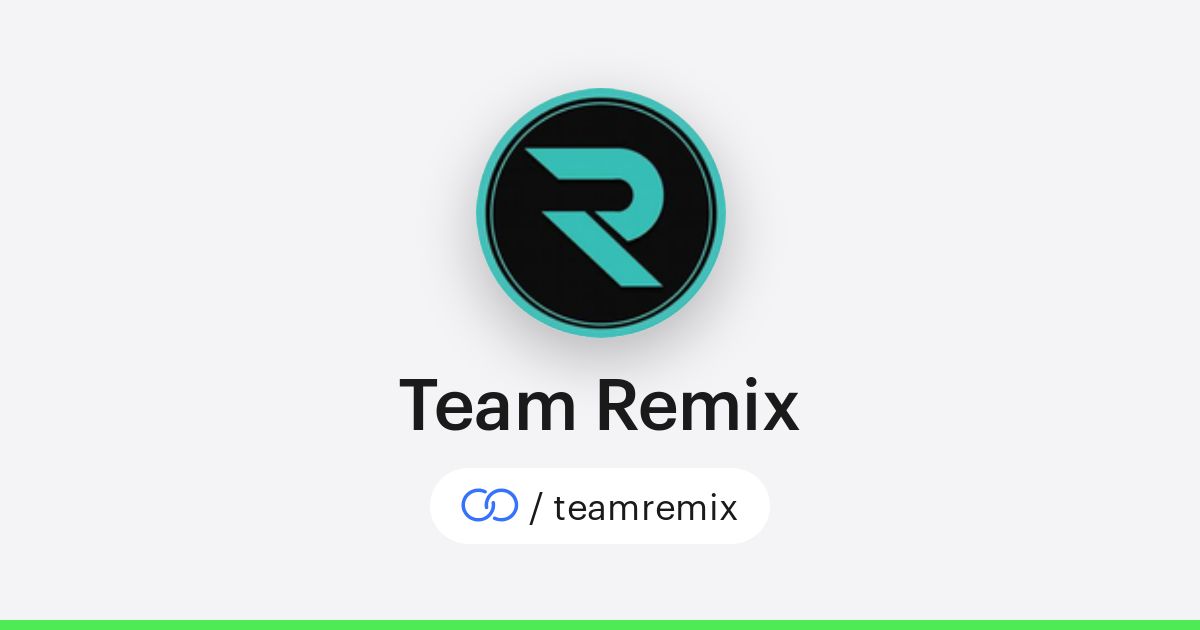 Team Remix (/teamremix) · solo.to