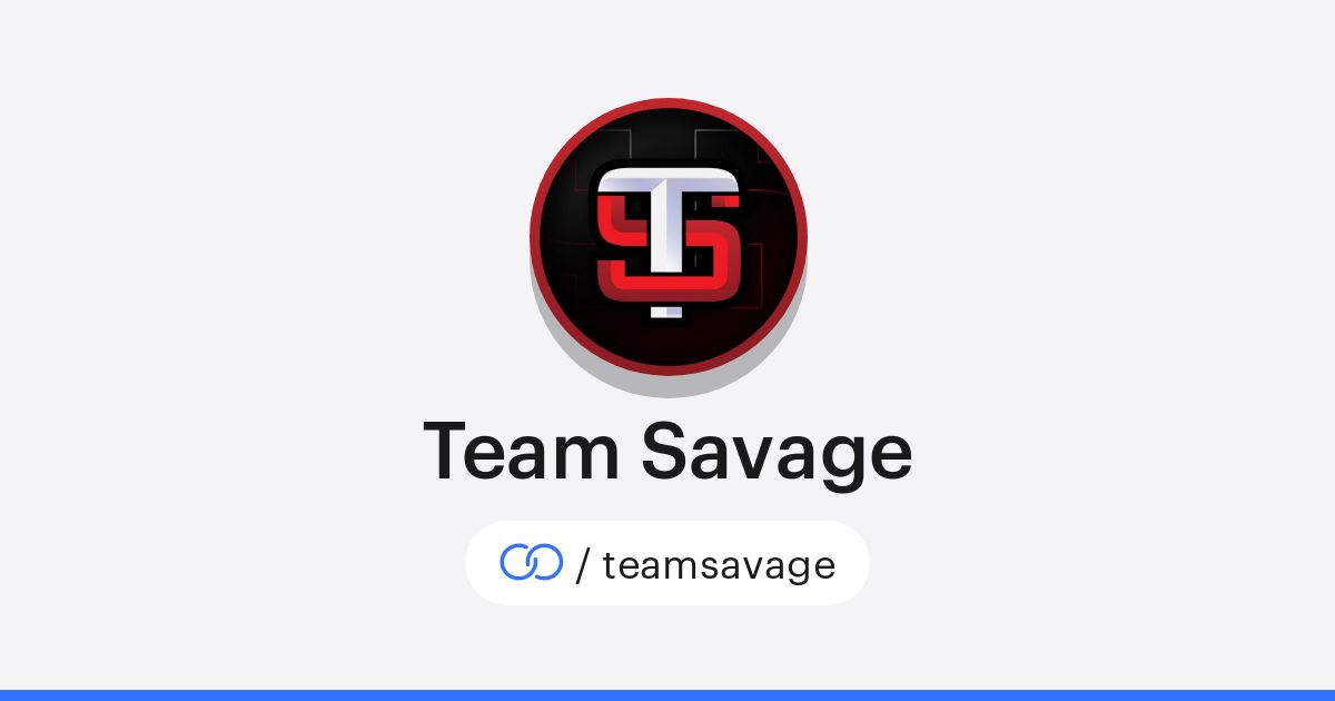 Team Savage (/teamsavage) · solo.to