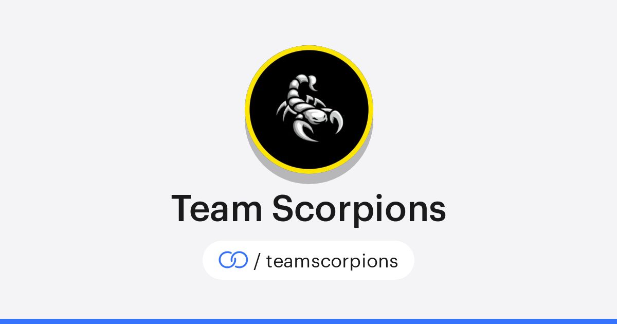 Team Scorpions (/teamscorpions) · solo.to