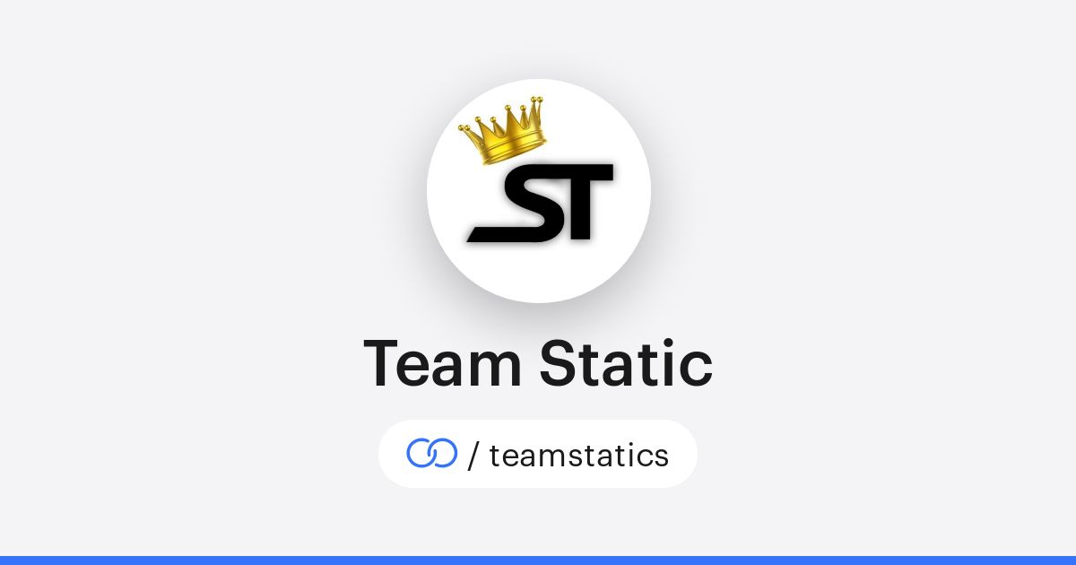 Team Static (/teamstatics) · solo.to