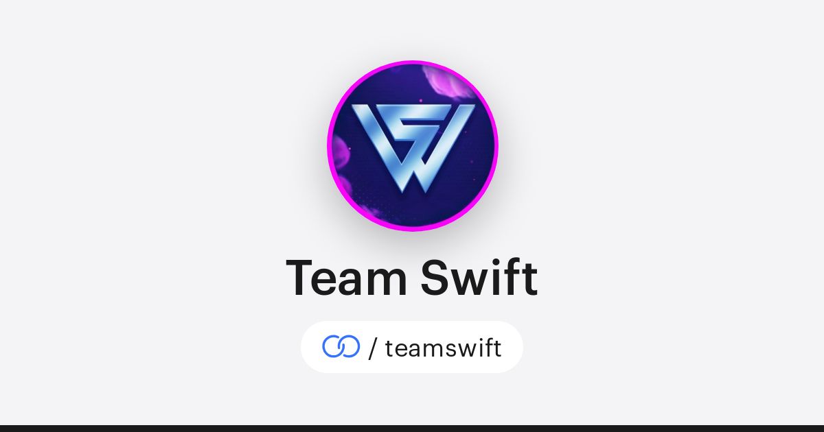 Team Swift (/teamswift) · solo.to