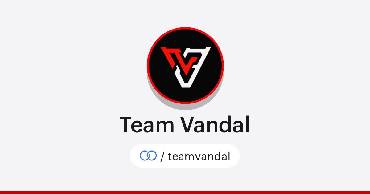 Team Vandal (/teamvandal) · solo.to