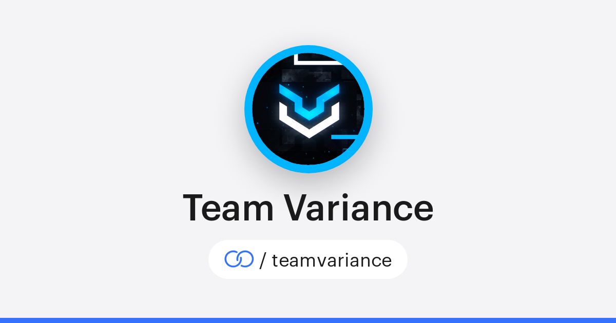 Team Variance (/teamvariance) · solo.to