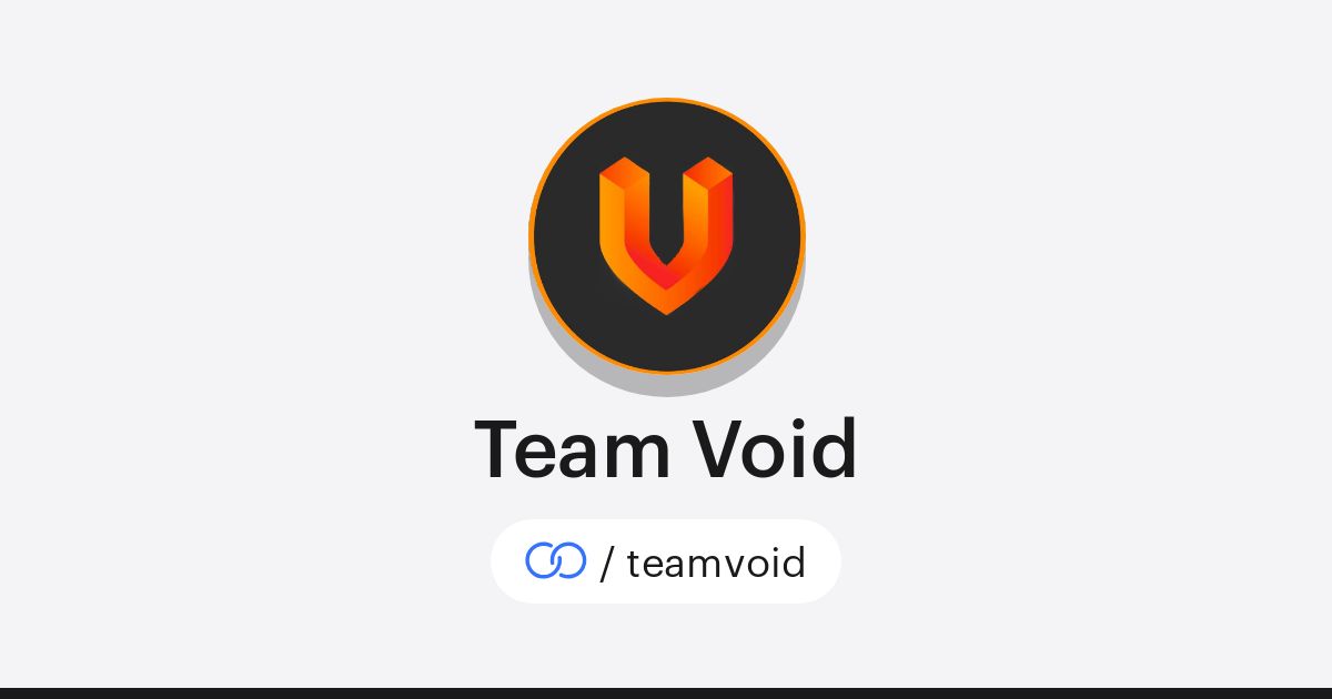 Team Void (/teamvoid) · solo.to
