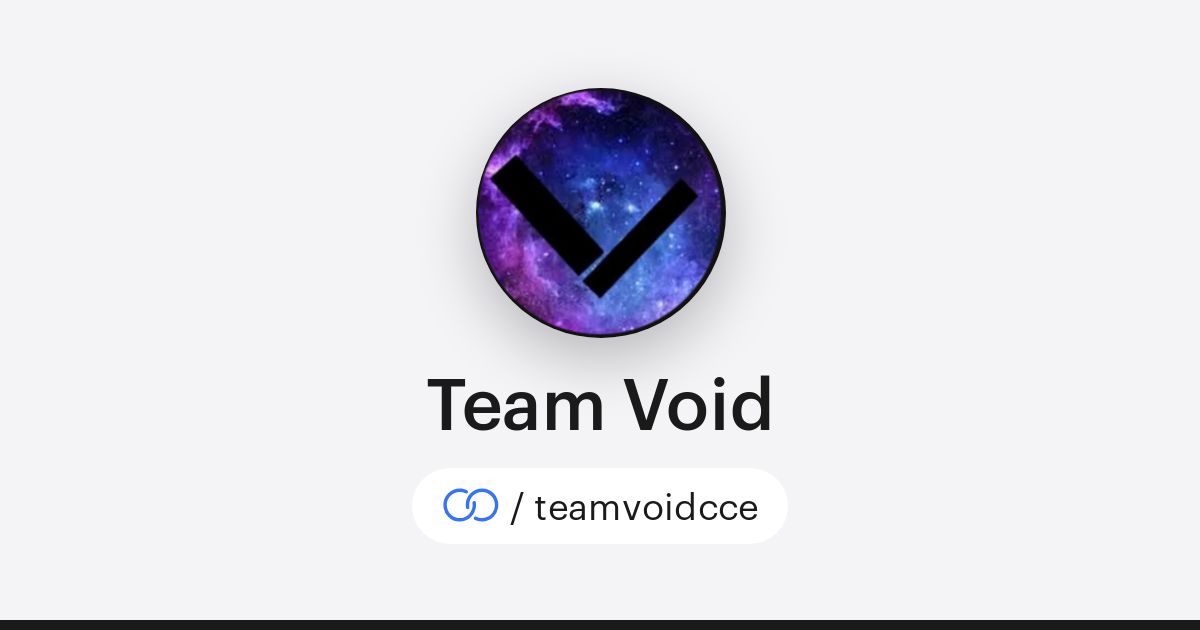 Team Void (/teamvoidcce) · solo.to