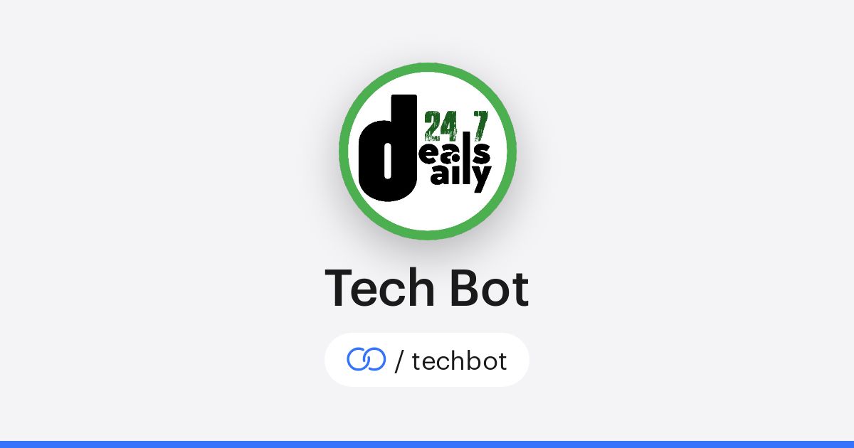 Tech Bot (/techbot) · solo.to