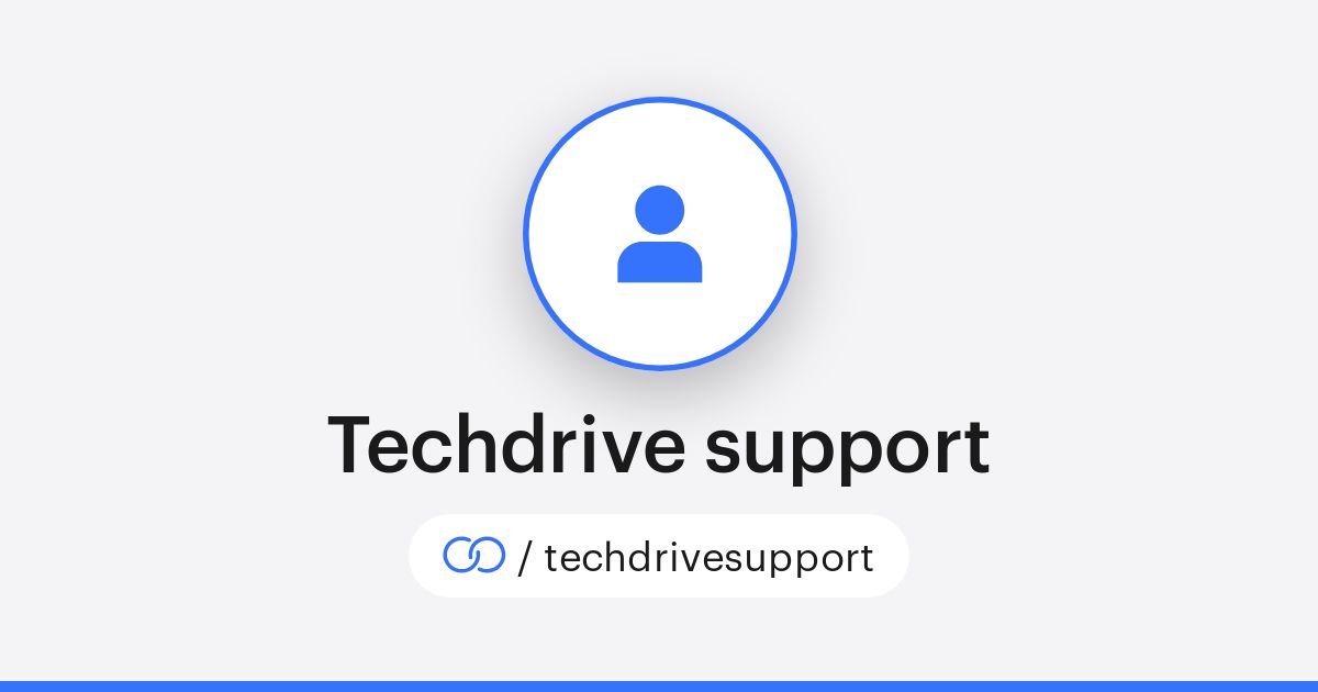 Techdrive support (/techdrivesupport) · solo.to