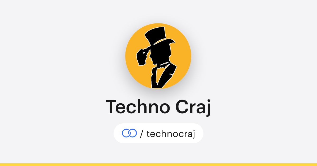 Techno Craj (/technocraj) · solo.to
