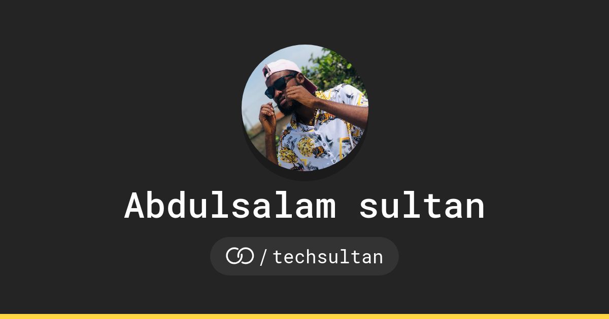 Abdulsalam sultan (/techsultan) · solo.to