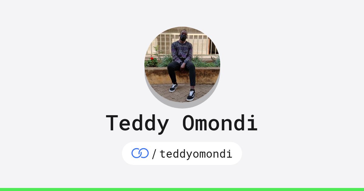 Teddy Omondi (/teddyomondi) · solo.to