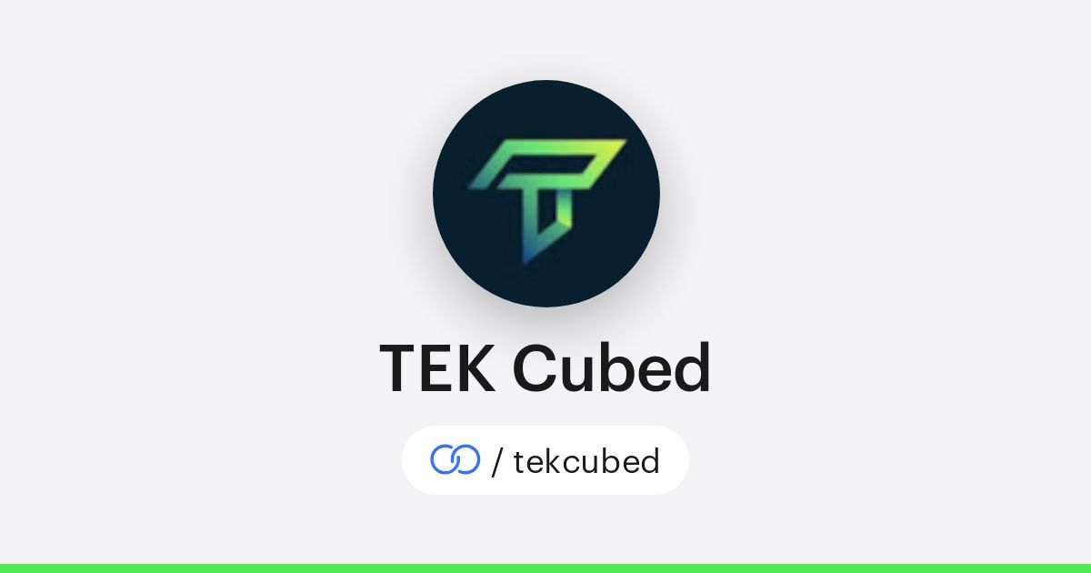 TEK Cubed (/tekcubed) · solo.to