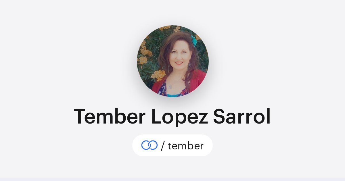 Tember Lopez Sarrol (/tember) · solo.to