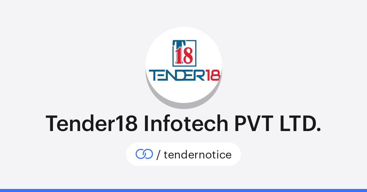 Tender18 Infotech PVT LTD. (/tendernotice) · solo.to