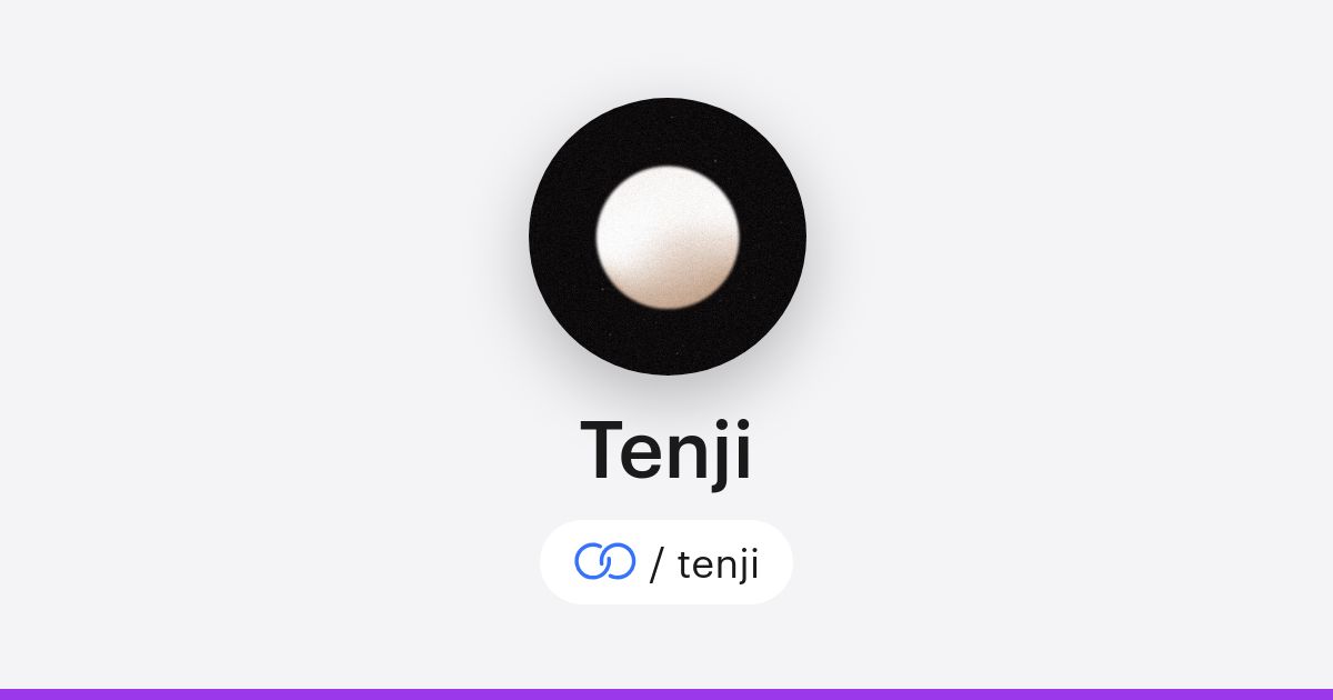 Tenji · solo.to