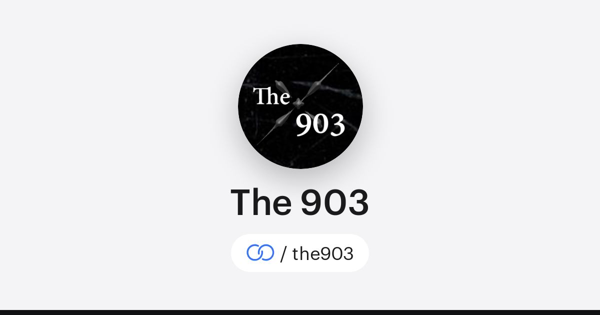 The 903 (/the903) · solo.to