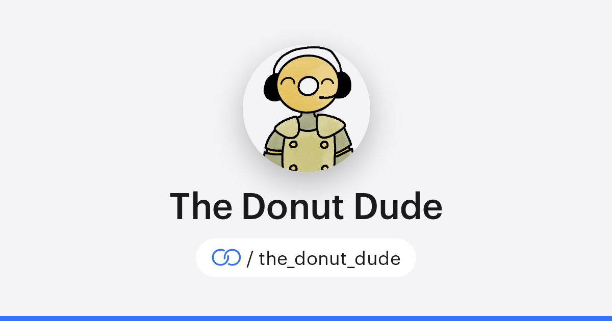 The Donut Dude (/the_donut_dude) · solo.to