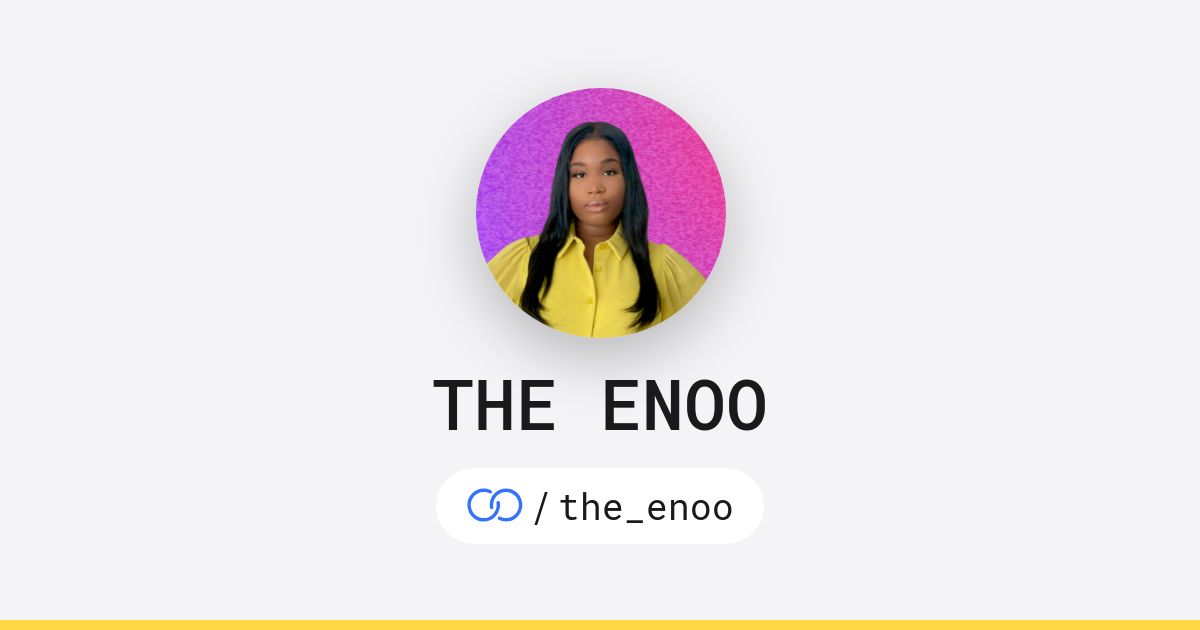 THE ENOO (/the_enoo) · solo.to
