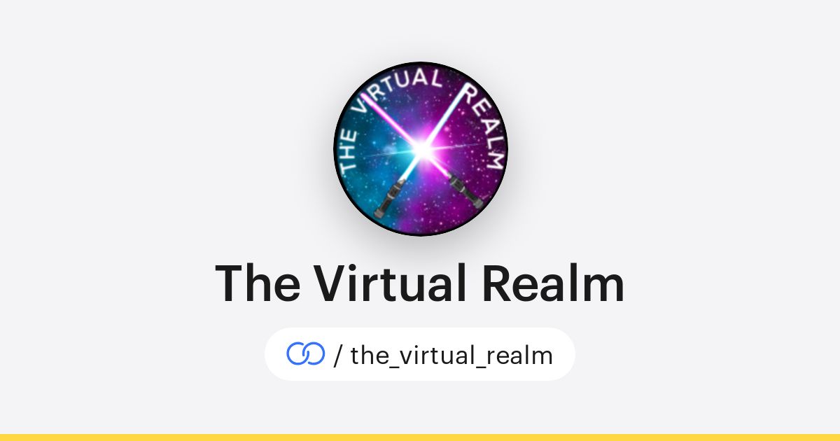 The Virtual Realm (/the_virtual_realm) · solo.to