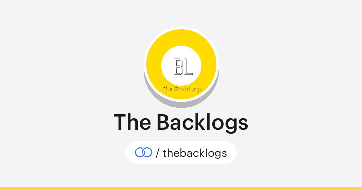 The Backlogs (/thebacklogs) · solo.to