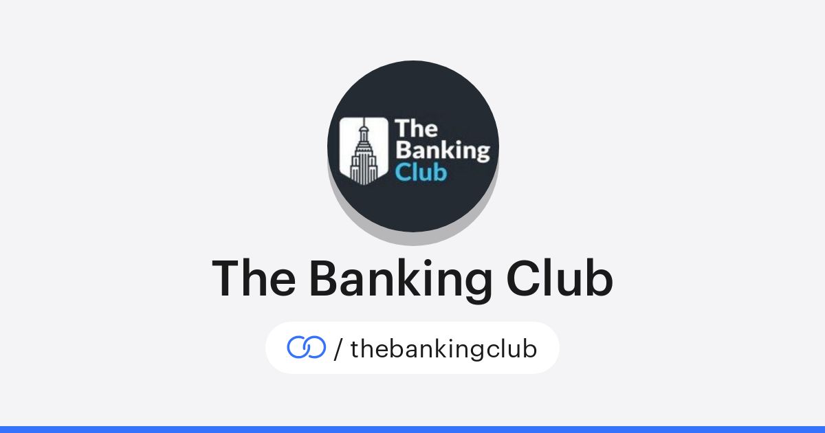 The Banking Club (/thebankingclub) · solo.to