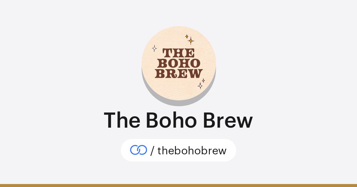 The Boho Brew (/thebohobrew) · solo.to
