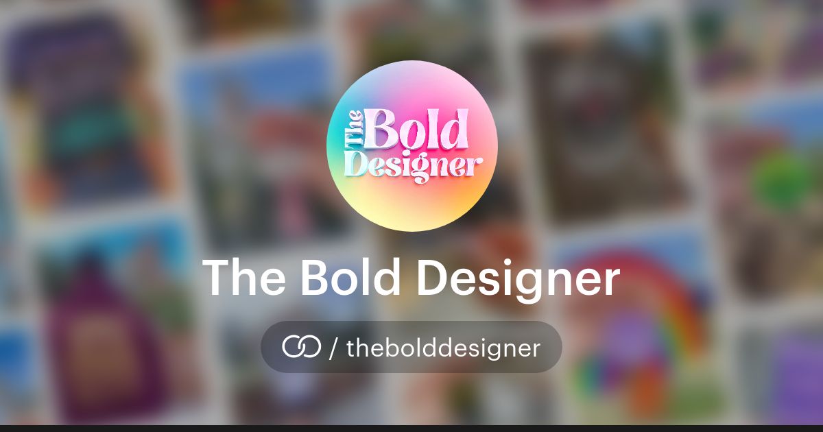 The Bold Designer (/thebolddesigner) · solo.to
