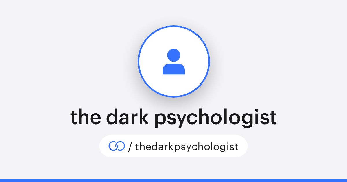 the dark psychologist (/thedarkpsychologist) · solo.to