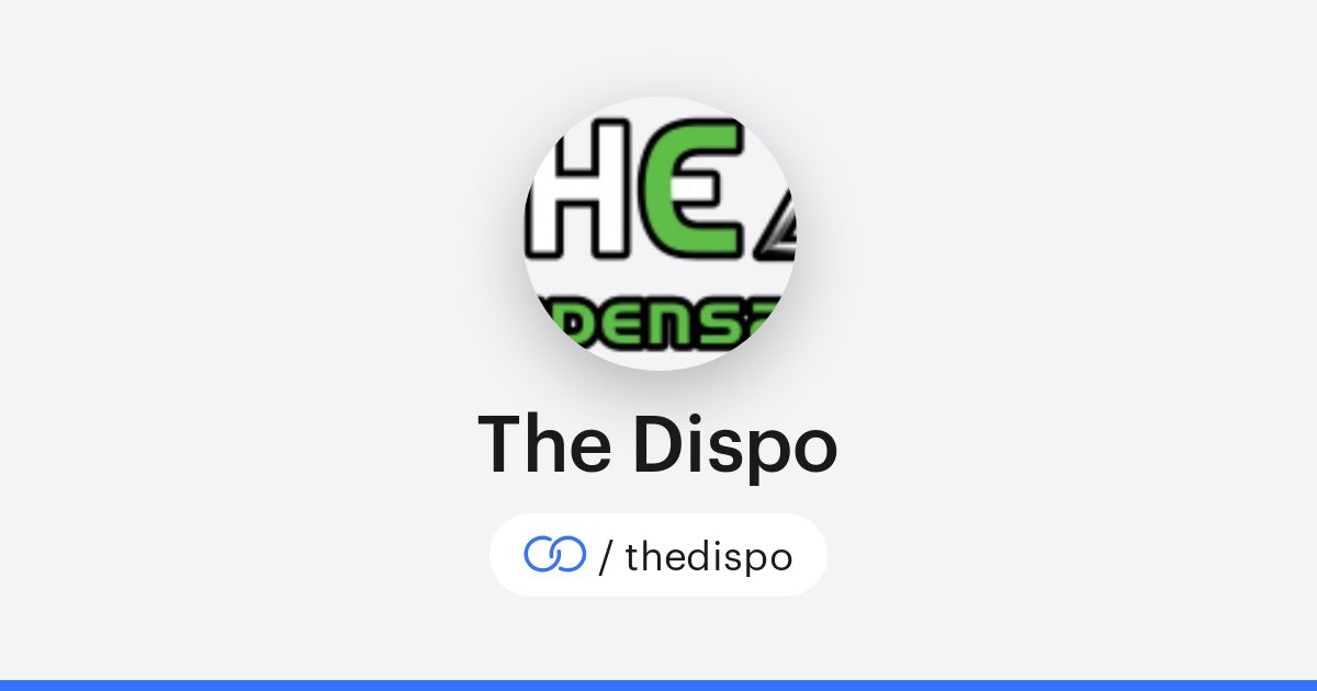 The Dispo (/thedispo) · solo.to