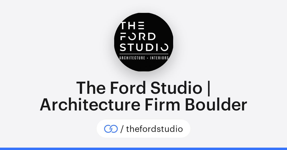 The Ford Studio | Architecture Firm Boulder (/thefordstudio) · solo.to