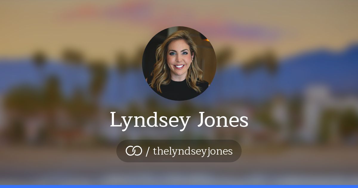 Lyndsey Jones (/thelyndseyjones) · solo.to