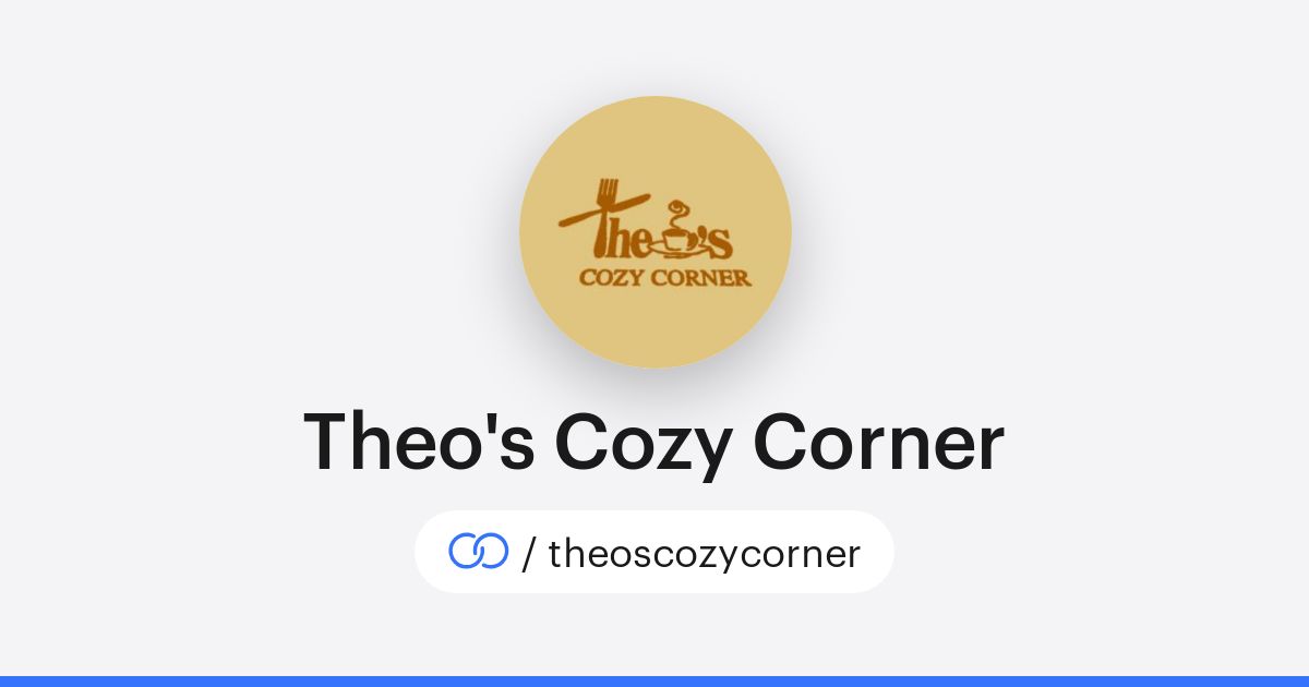 Theo's Cozy Corner (/theoscozycorner) · solo.to